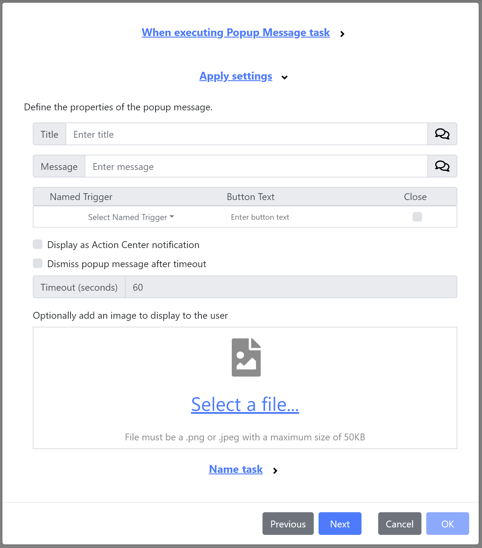 Popup Message - deviceTRUST Documentation