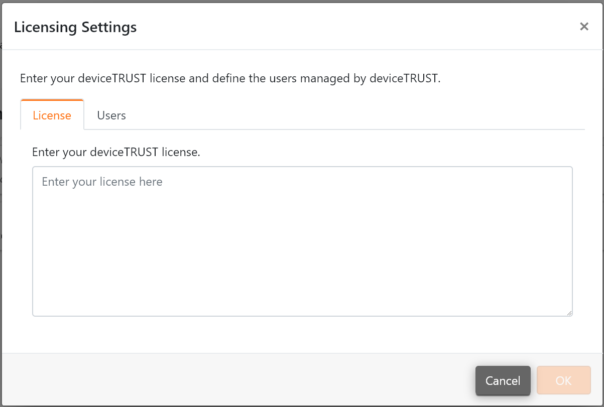Licensing - deviceTRUST Documentation